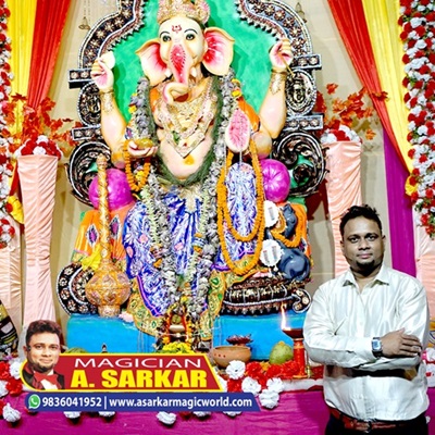 GANESH PUJA MAGIC SHOW BY MAGICIAN A SARKAR AT BHANGAR NEW TOWN ON 1ST ...
